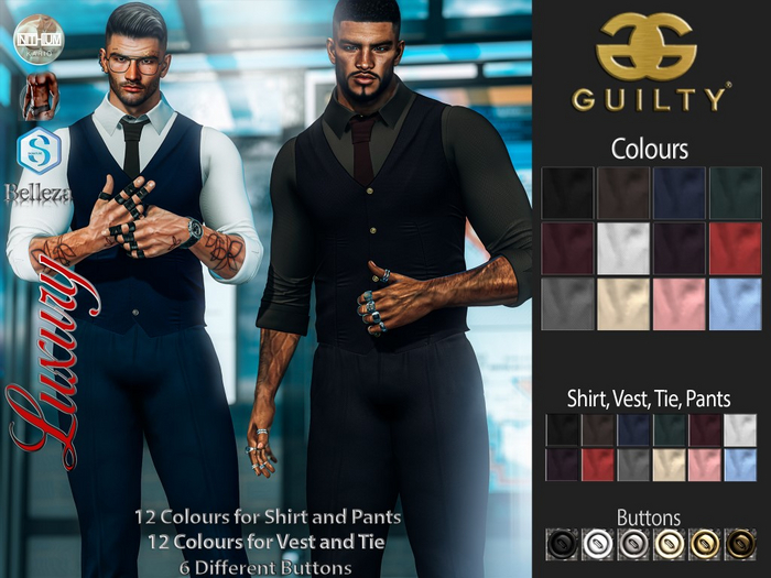Second Life Marketplace - Guilty 175 Frank Set Luxury
